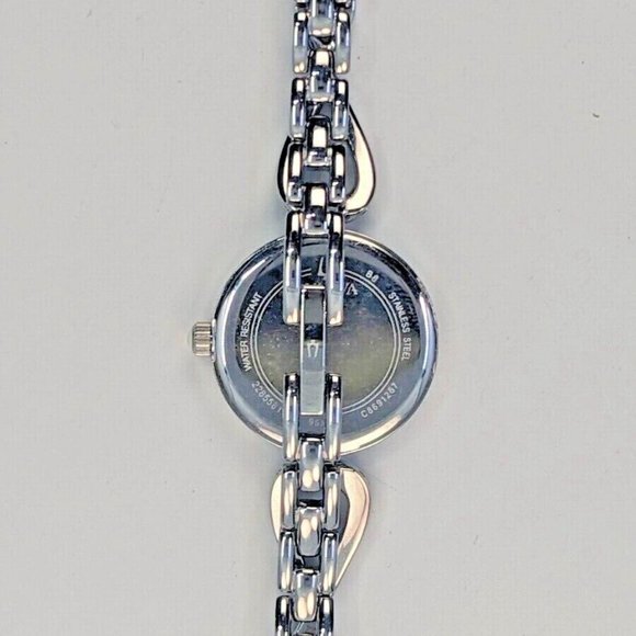 Bulova | Accessories | Bulova Womens 265 Dazzling Crystals Silver ...